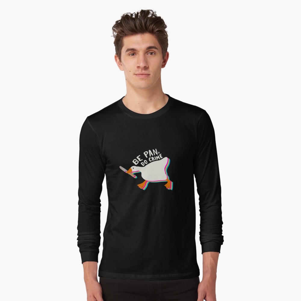 "Be pan do crime goose" Sticker for Sale by tsfea | Redbubble