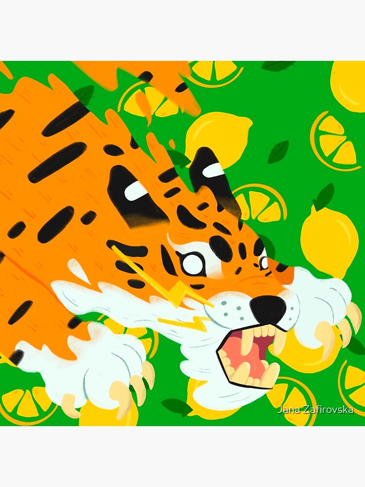 "Tiger Juice" Poster by jzafirovska | Redbubble
