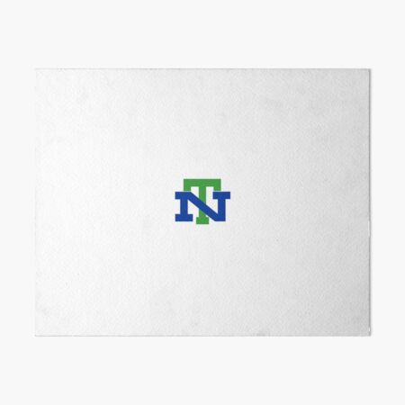 "Blue and Green NT New Trier High School Trevians Logo Design" Art ...