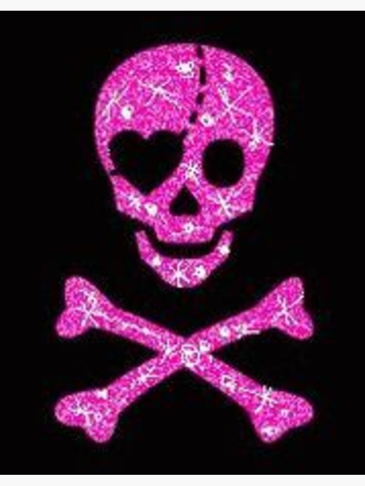 "y2k pink skull aesthetic" Poster for Sale by elinguinness | Redbubble
