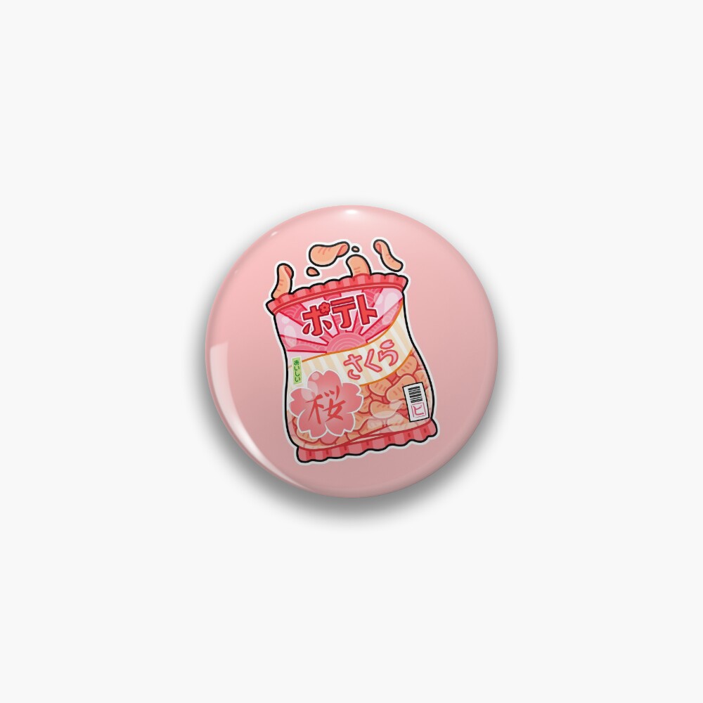 "Konbini Sakura Potato Chips Sticker" Sticker for Sale by ViwitchedArt ...