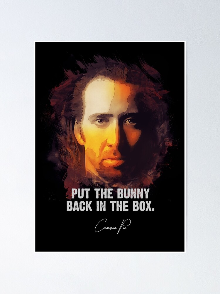 "Bunny In The Box - Cameron Poe [CON AIR]" Poster for Sale by Naumovski ...