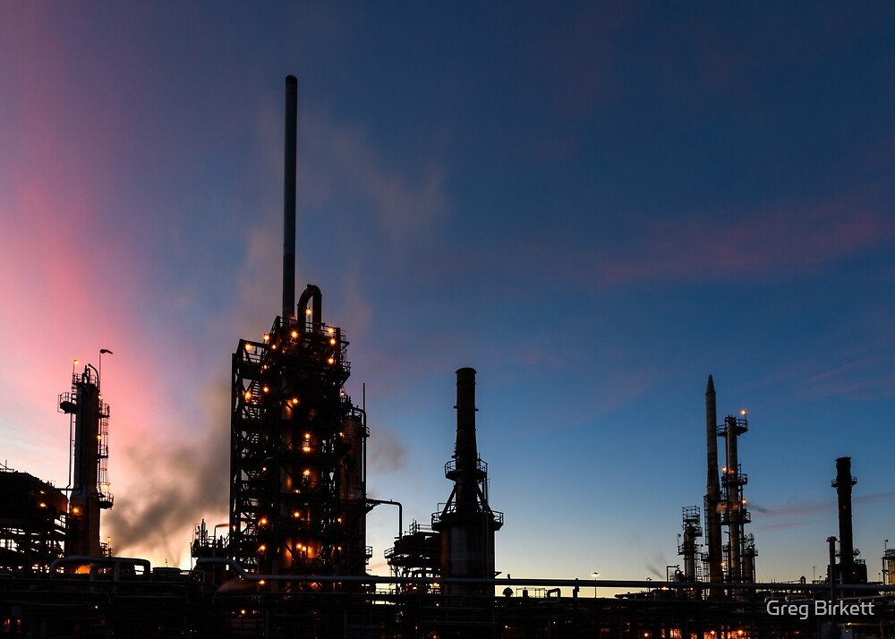 "Towers of Industry" by Greg Birkett | Redbubble