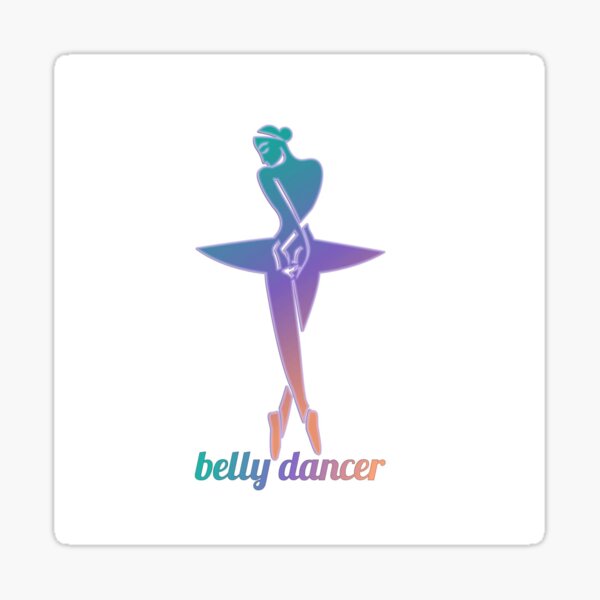 "belly dancer " Sticker for Sale by zarenlovemom | Redbubble