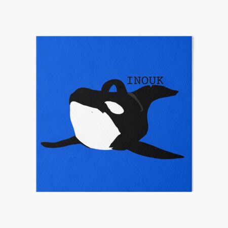 "INOUK the killer whale" Art Board Print by Animaldesigns24 | Redbubble