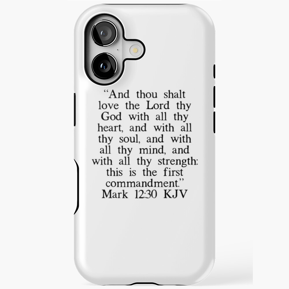 "Mark 12:30 KJV" Sticker for Sale by IBMClothing | Redbubble