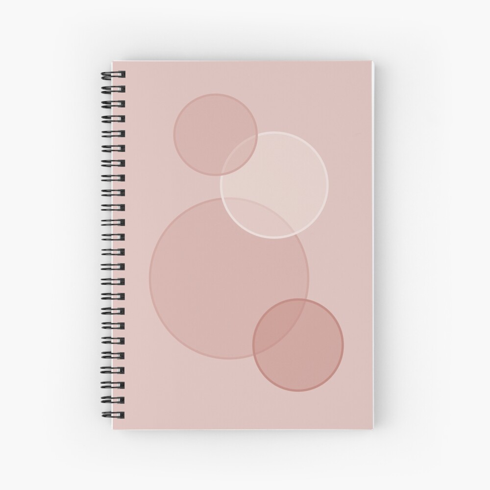 "Abstract Circles" Spiral Notebook for Sale by hannahlllttt | Redbubble