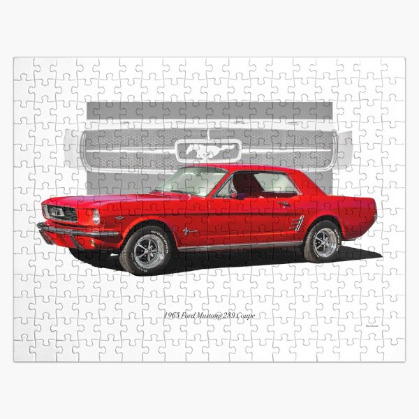 "1965 Ford Mustang 289 Coupe" Jigsaw Puzzle for Sale by DaveKoontz ...