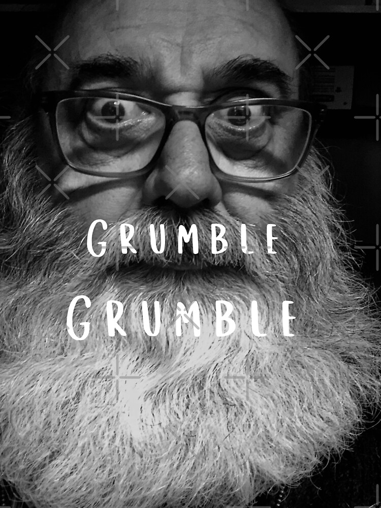 "Grumble Grumble face" Sticker for Sale by rconyard | Redbubble