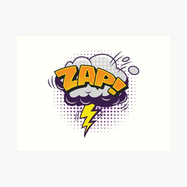 Zap Art Prints | Redbubble