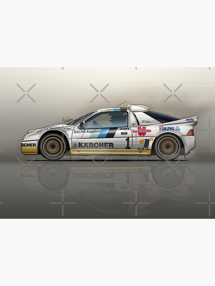 "Ford RS200 Rallycross - Martin Schanche " Art Print for Sale by ...
