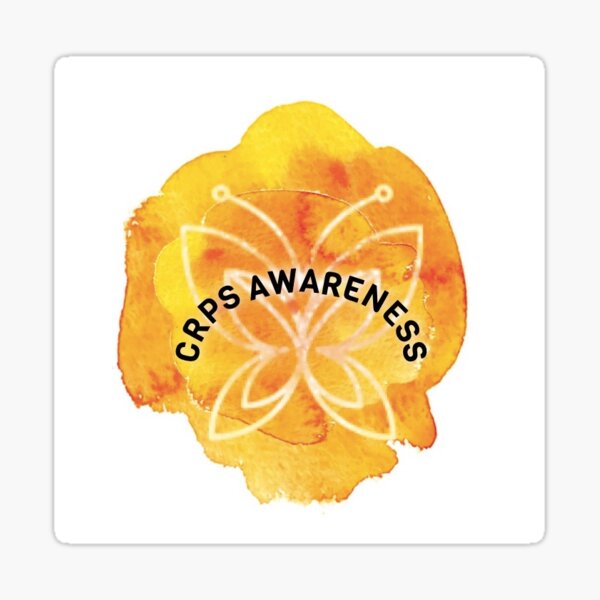 "CRPS Awareness design " Sticker for Sale by kellybeveridge | Redbubble