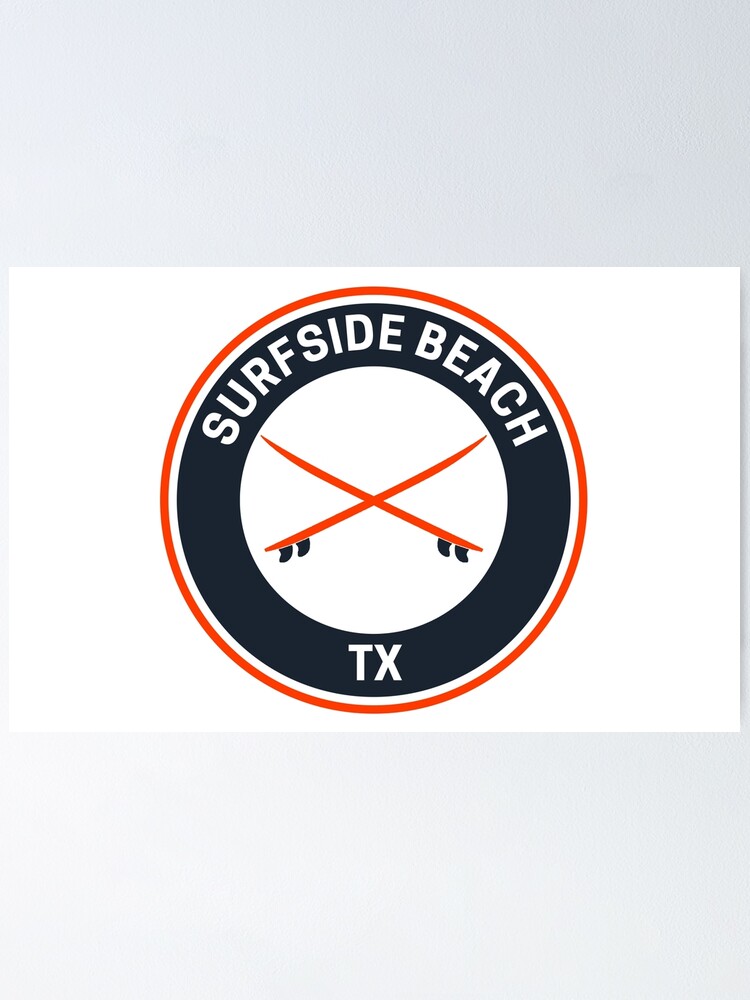 "Vintage Surfside Beach Texas" Poster by fearcity | Redbubble