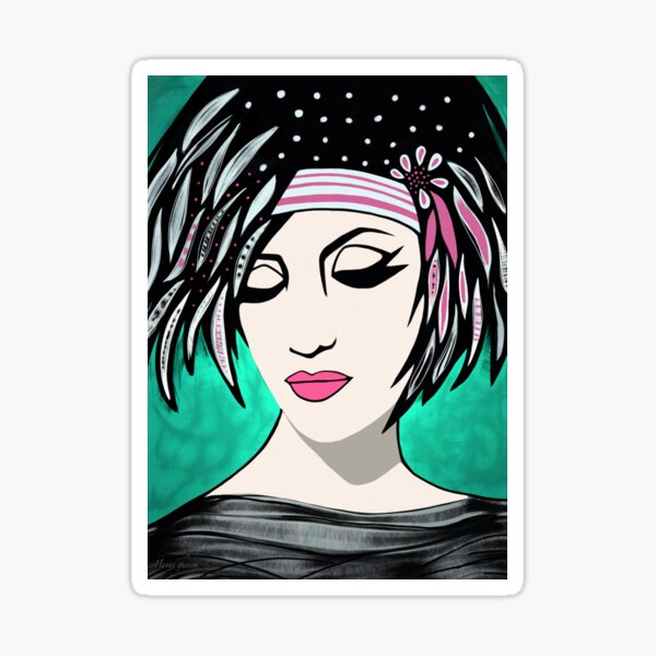 "Eyes Wide Shut" Sticker by Hananghanem | Redbubble