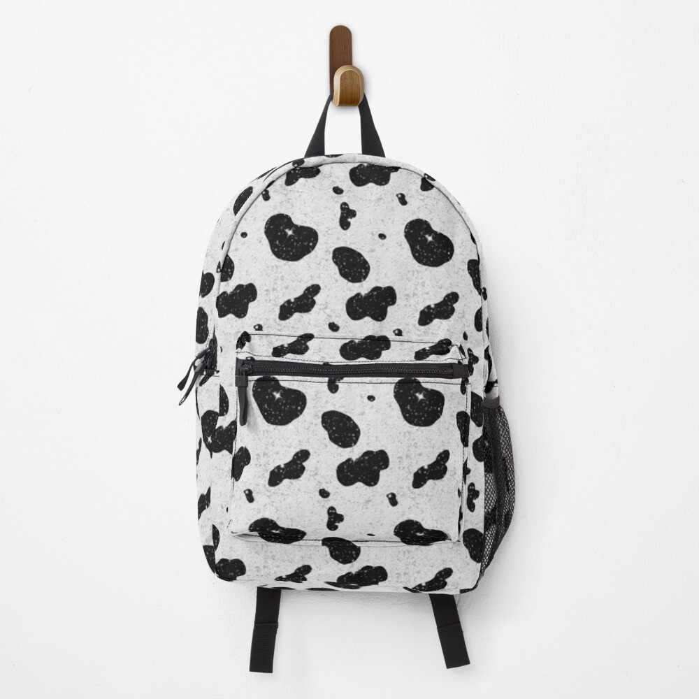 "Glitter Cow Print Pattern" Backpack by RoserinArt | Redbubble