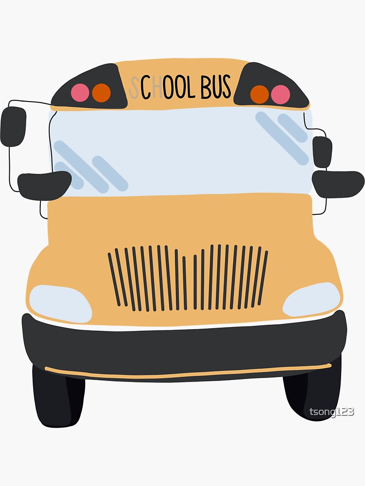 "the Cool Bus" Sticker for Sale by tsong123 | Redbubble
