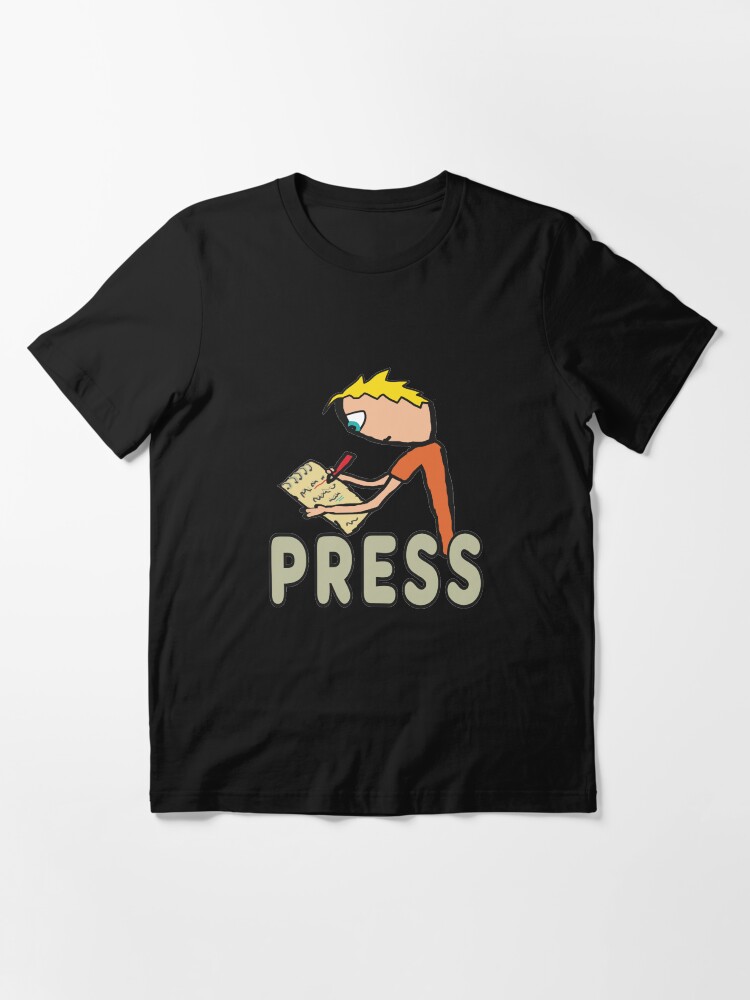 "Journalist Press Reporter" T-shirt for Sale by Mark-Ewbie | Redbubble ...