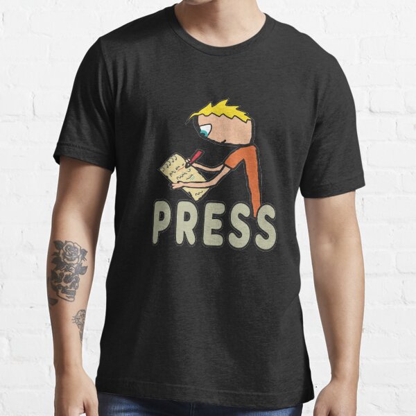 "Journalist Press Reporter" T-shirt for Sale by Mark-Ewbie | Redbubble ...