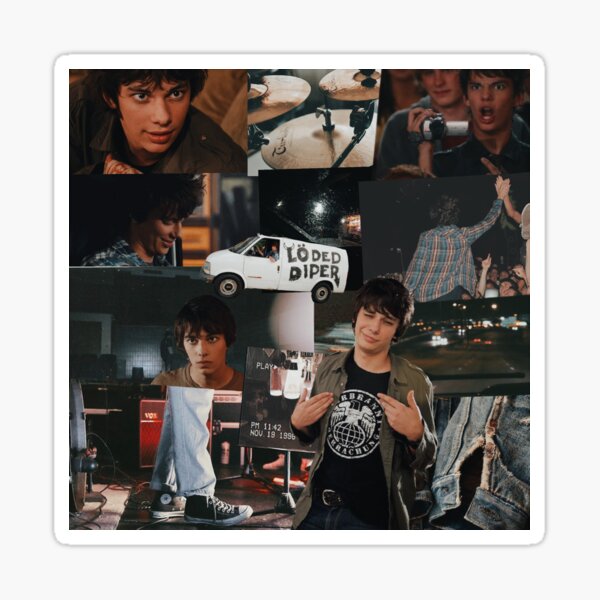 "Rodrick Heffley grunge collage" Sticker for Sale by cherriedesigns ...