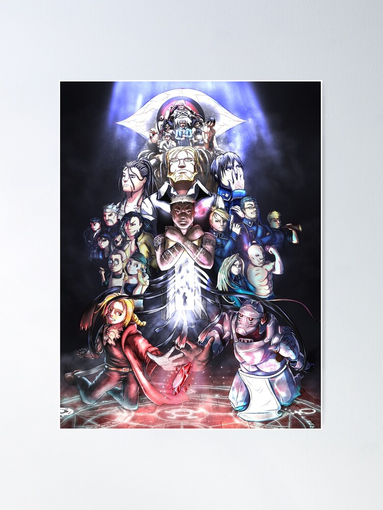 "Fullmetal Alchemist Movie Poster" Poster for Sale by Christopher ...
