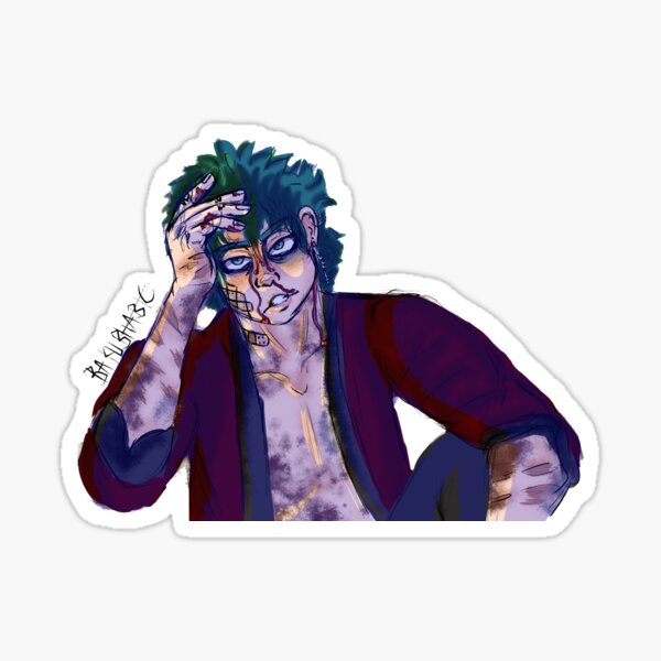 "Villain Deku - Izuku Midoriya" Sticker for Sale by flazer | Redbubble