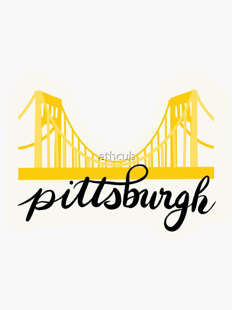 "Pittsburgh Bridge" Sticker for Sale by athcub | Redbubble