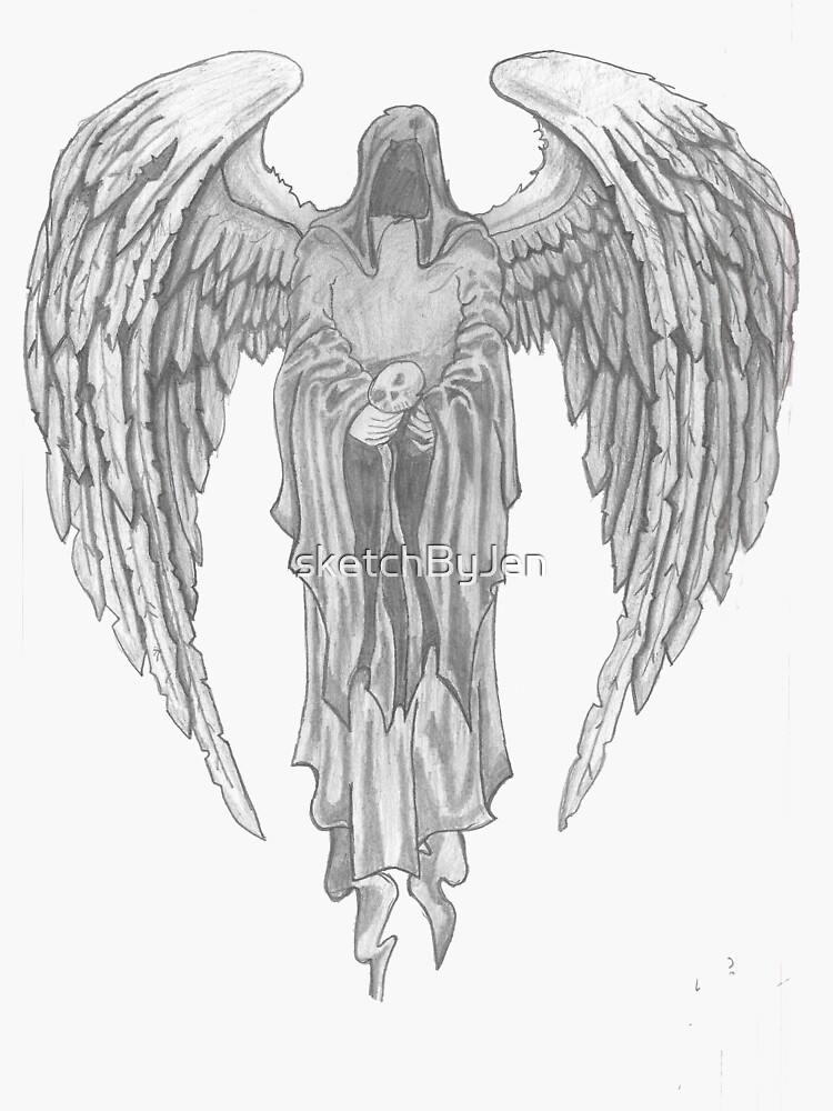 Angel Of Death Tattoo Chest