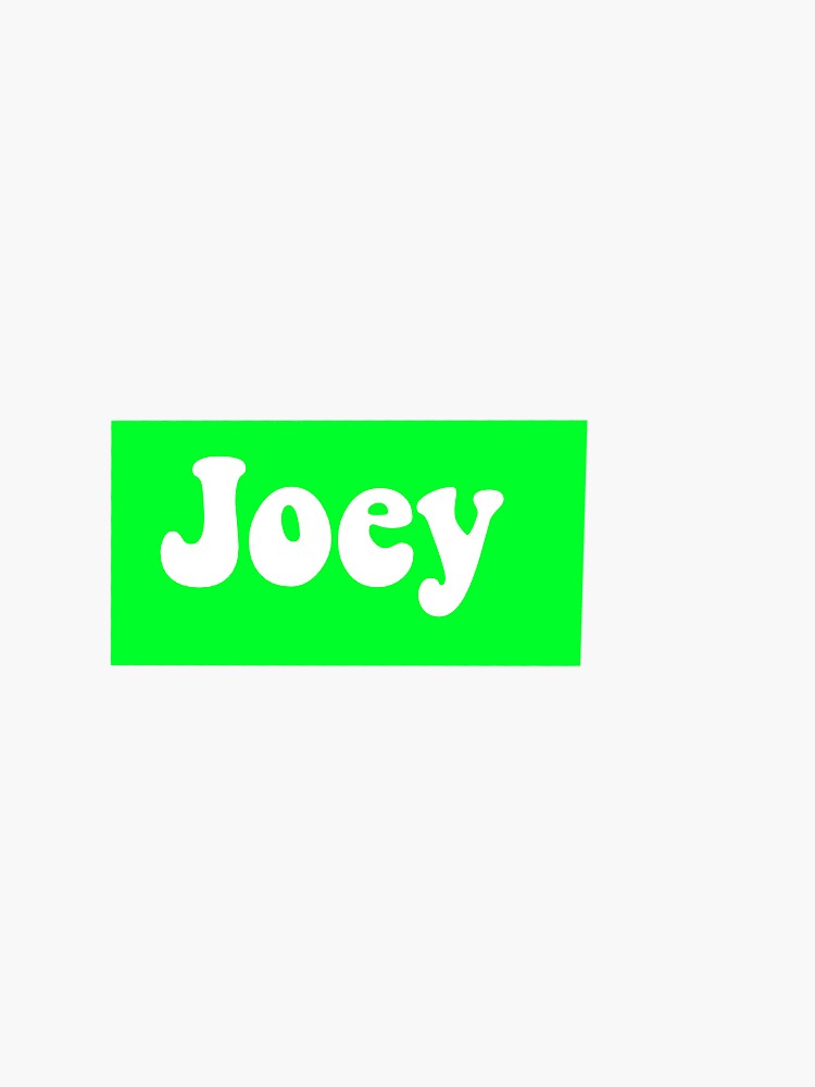 "Name: Joey" Sticker for Sale by Stickersbyceci | Redbubble