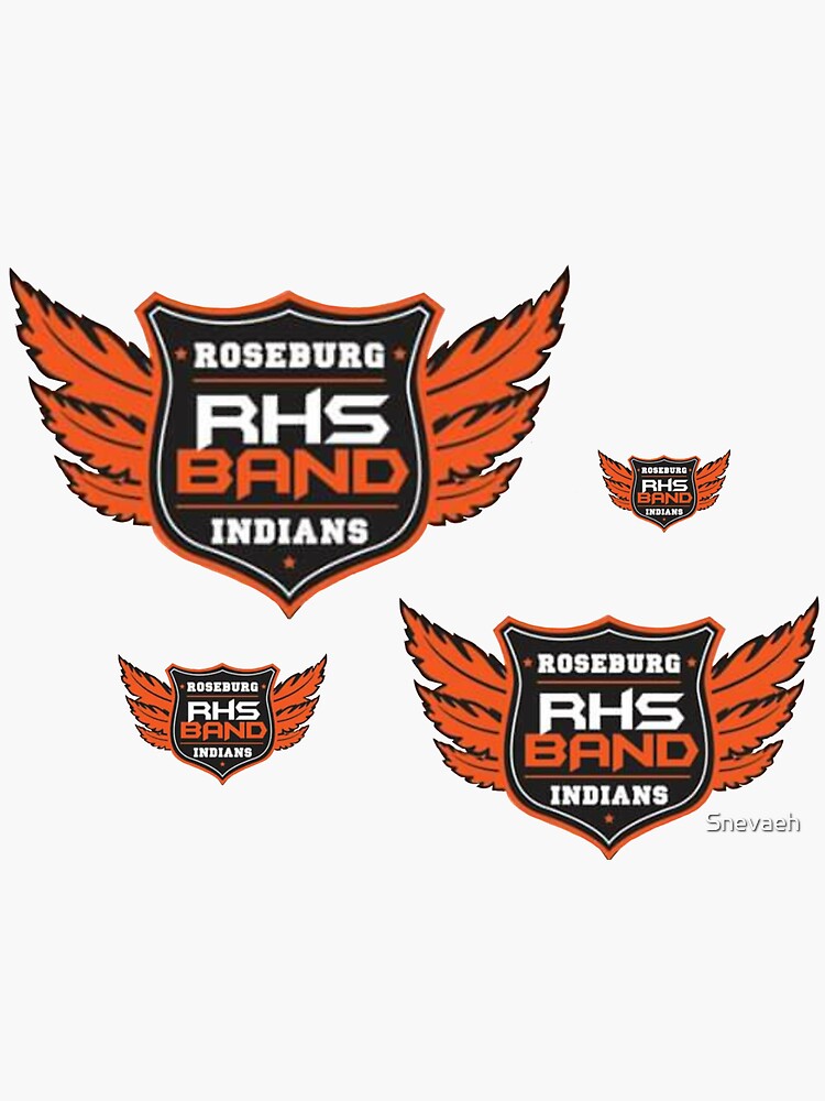 "RHS band logo" Sticker for Sale by Snevaeh | Redbubble