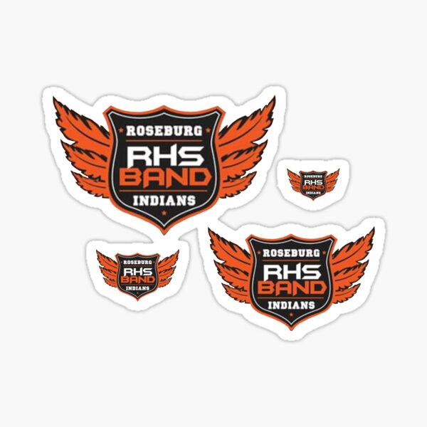 "RHS band logo" Sticker for Sale by Snevaeh | Redbubble