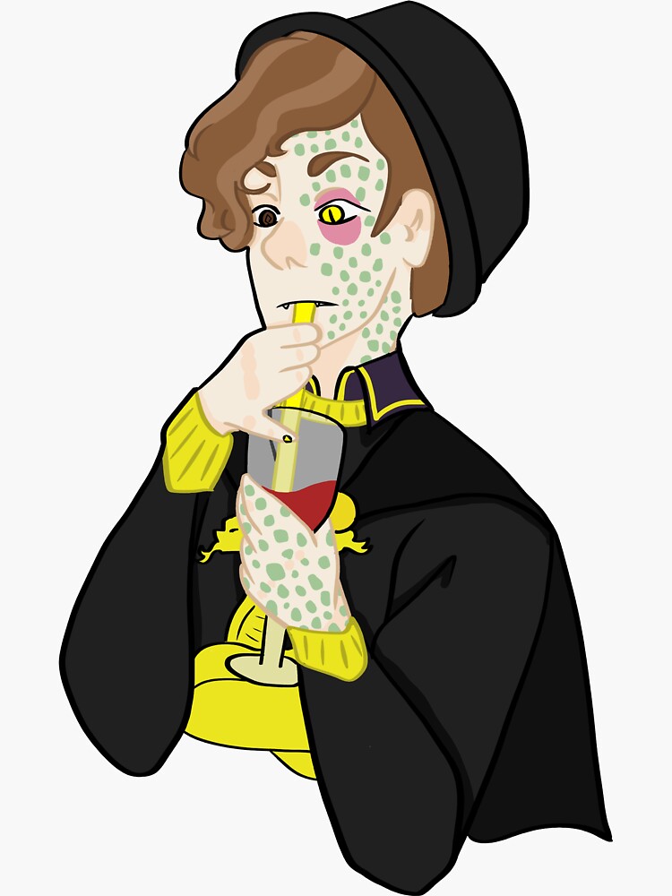 "Sanders Sides Janus Bubble Tea" Sticker by pattchwork | Redbubble