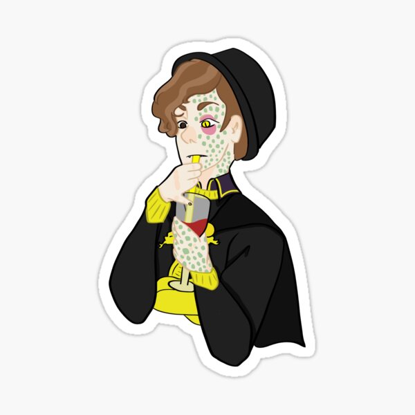 "Sanders Sides Janus Bubble Tea" Sticker by pattchwork | Redbubble