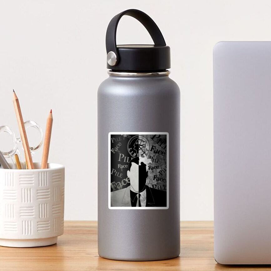 "Two Face" Sticker for Sale by Rhaegon | Redbubble