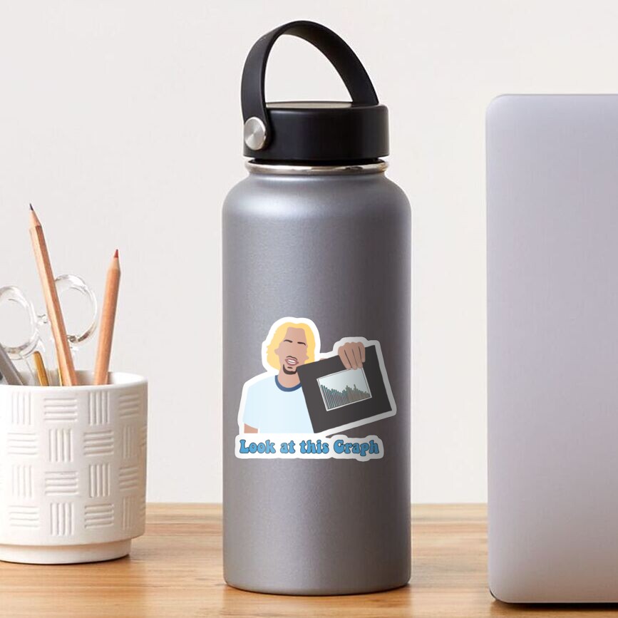"Look at this graph vine" Sticker for Sale by EmmaJewel | Redbubble