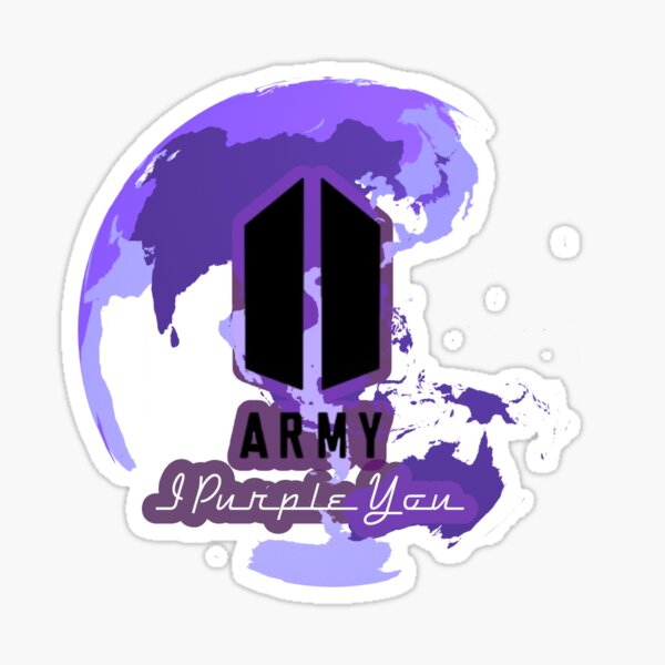 "Army Bts Sticker" Sticker by elliechang | Redbubble