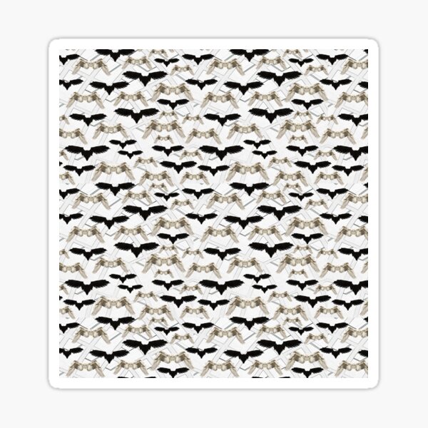 "Wings in Contrast" Sticker for Sale by kandycoded | Redbubble