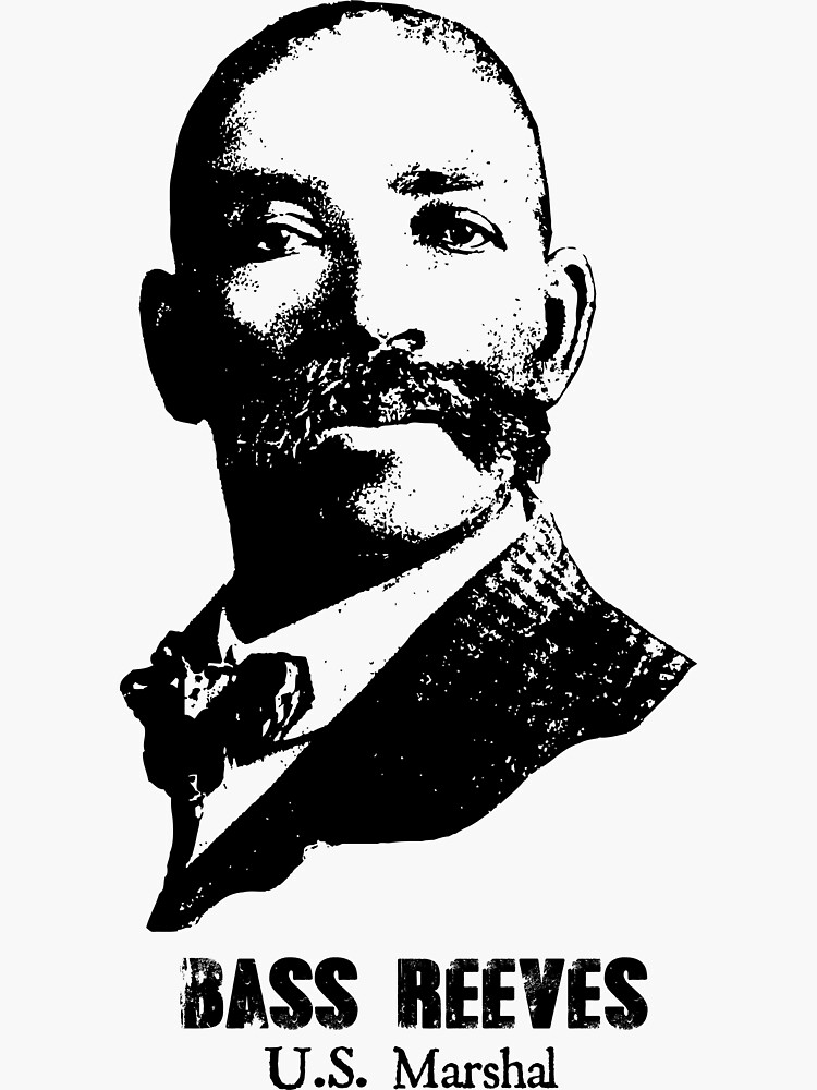 "Bass Reeves U.S. Marshal Che Style" Sticker by twHistory | Redbubble
