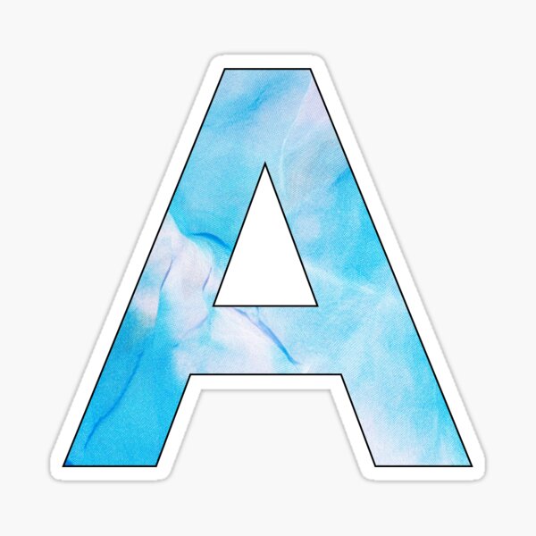 "ALPHA BLUE TIE DYE" Sticker by katewins | Redbubble