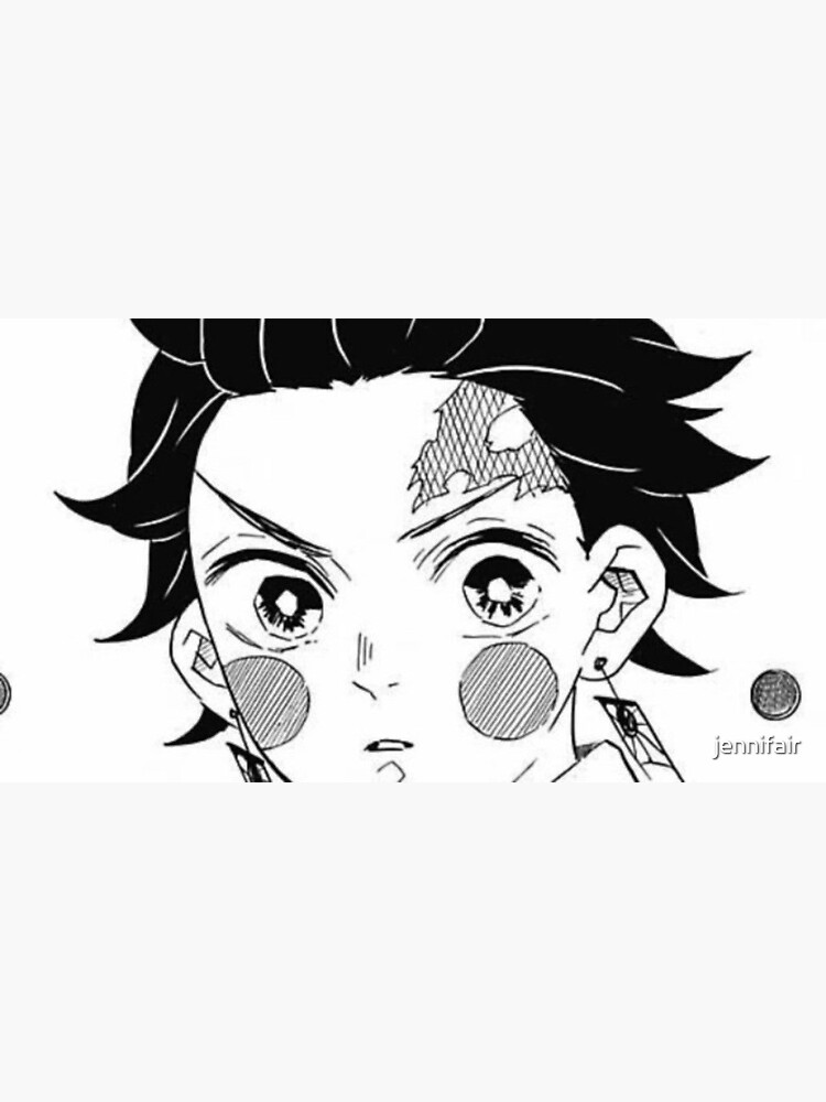 "Tanjiro with Blush" Sticker by jennifair | Redbubble