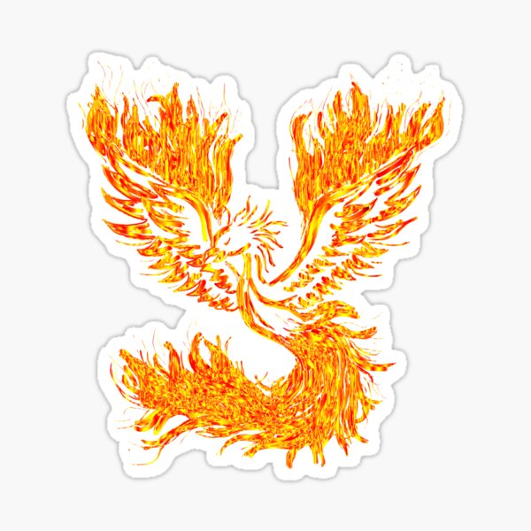 "Phoenix" Sticker for Sale by The-Lugerkun | Redbubble