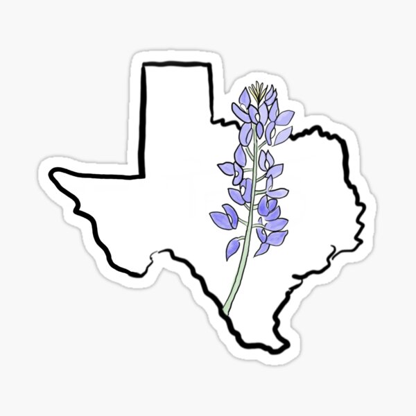 "Texas Bluebonnet 2" Sticker for Sale by luvblu | Redbubble