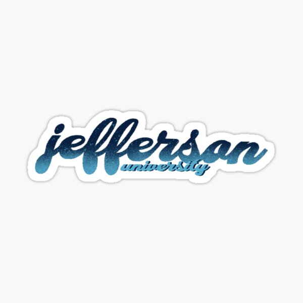 "Thomas Jefferson University Logo" Sticker for Sale by juliannderose ...
