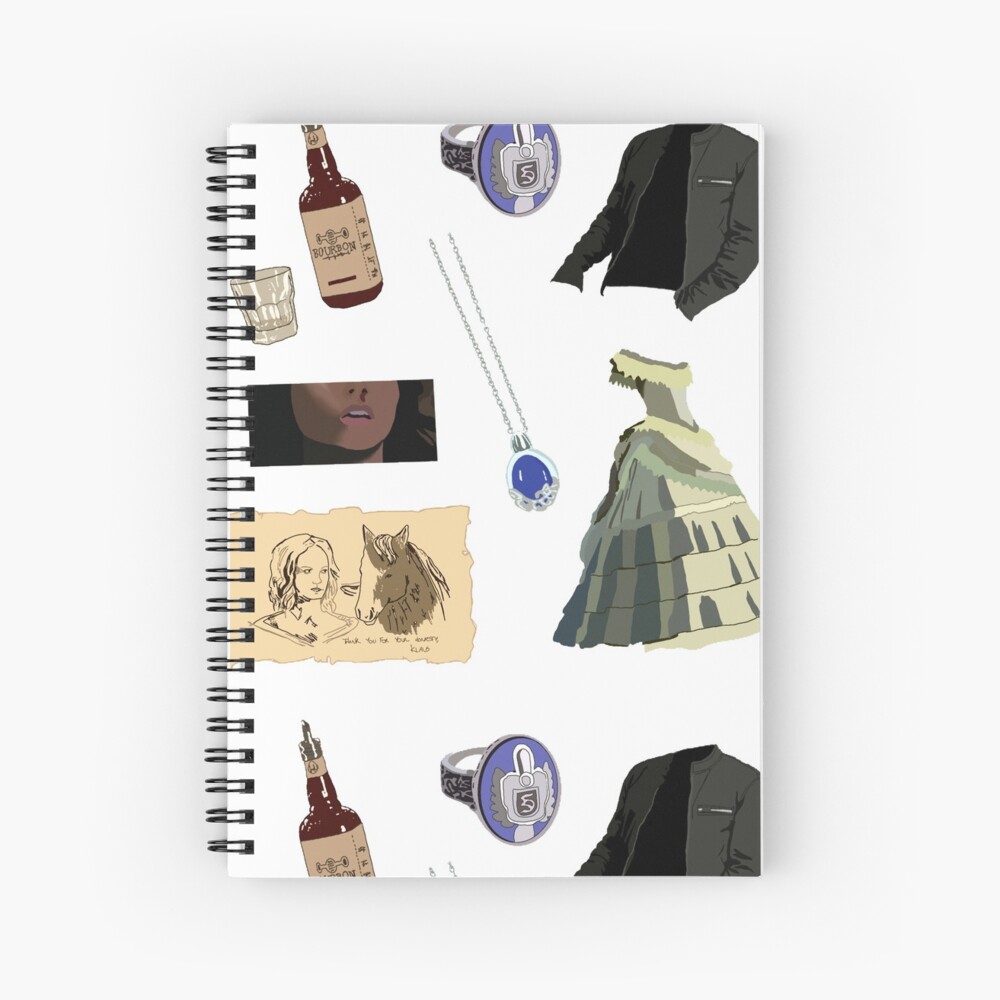 "TVD Symbols/Objects Sticker Pack" Spiral Notebook for Sale by ...