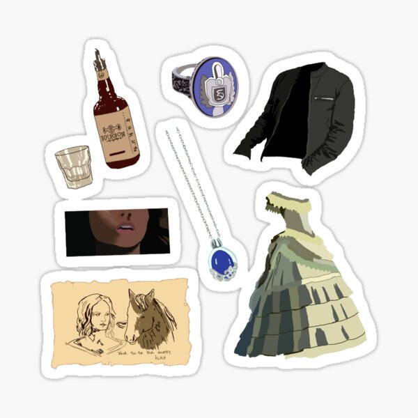 "TVD Symbols/Objects Sticker Pack" Sticker for Sale by mariasaesthetic ...