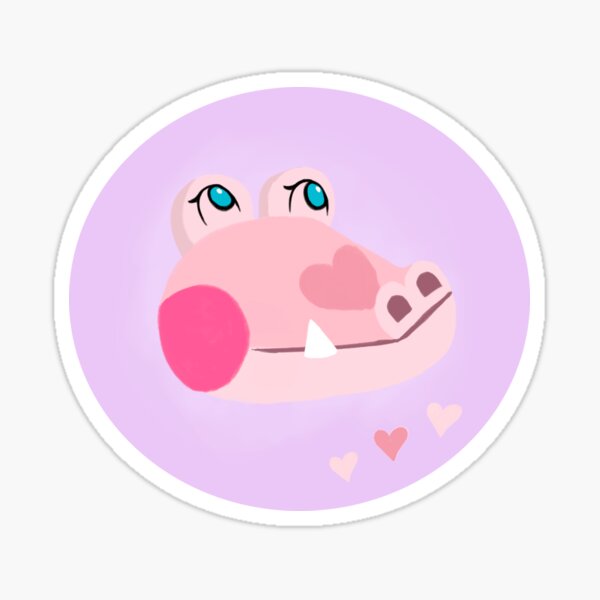 "ACNH Gayle Digital illustration" Sticker by Lunarbaycrafts | Redbubble