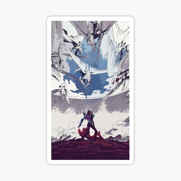 "End of Evangelion Last Stand" Sticker for Sale by cooliodude123 ...