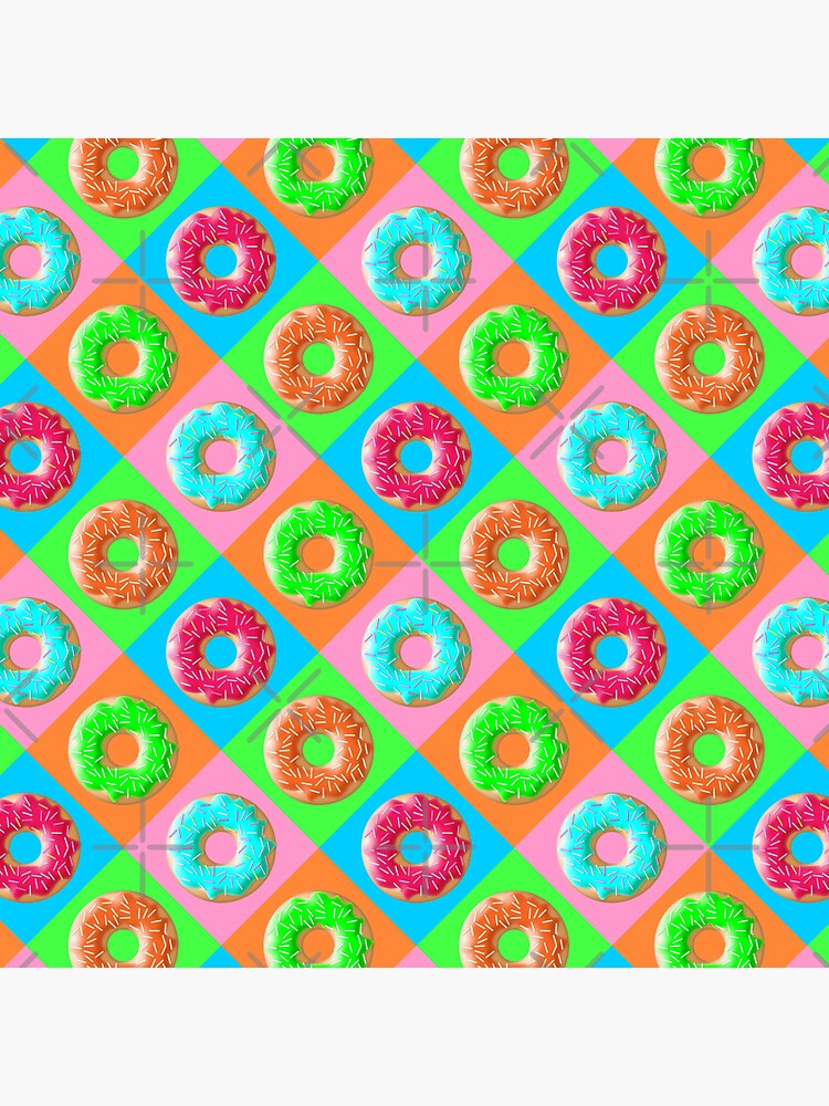 "Donut Heaven | Pop Art" Sticker for Sale by williamcuccio | Redbubble