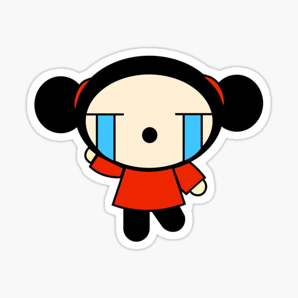 Crying Pucca Sticker Sticker For Sale By Abrilliantfool Redbubble