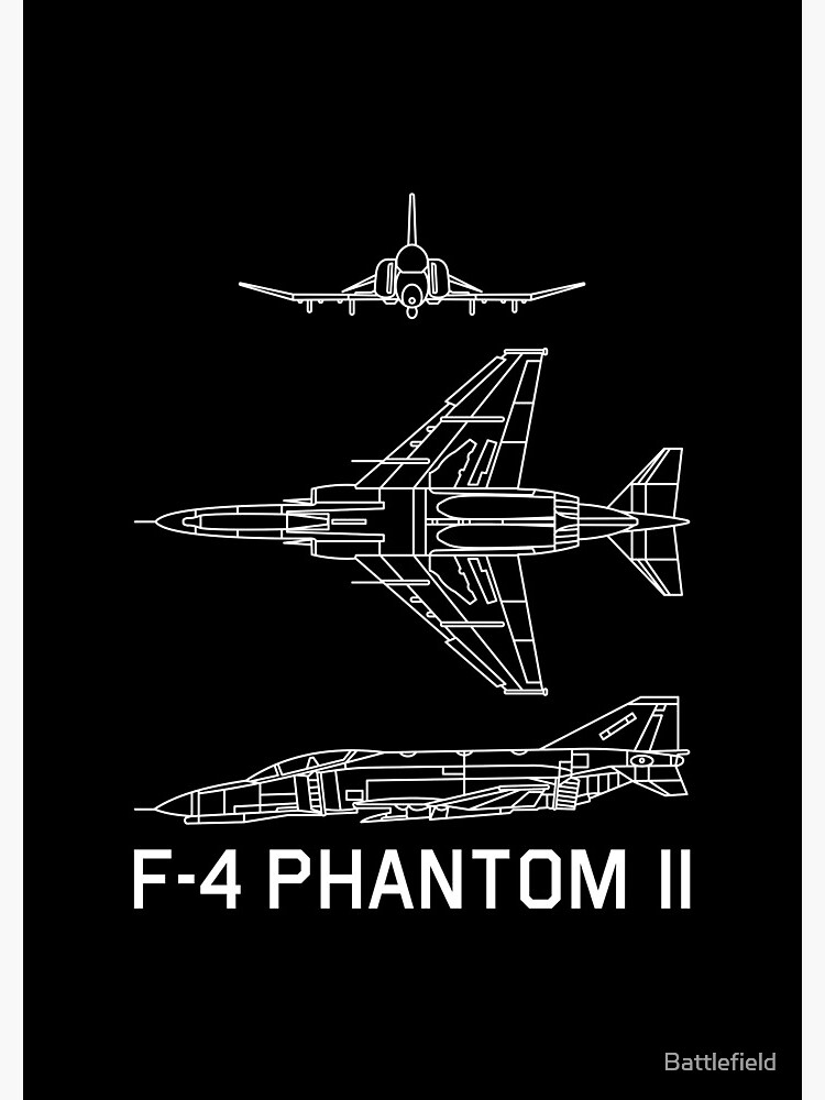 "F-4 Phantom II US Navy and Air Force Military Multirole Fighter Bomber ...