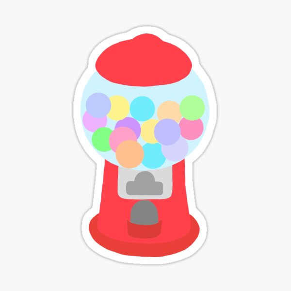 "gumball machine" Sticker by tiffany-tpwk | Redbubble